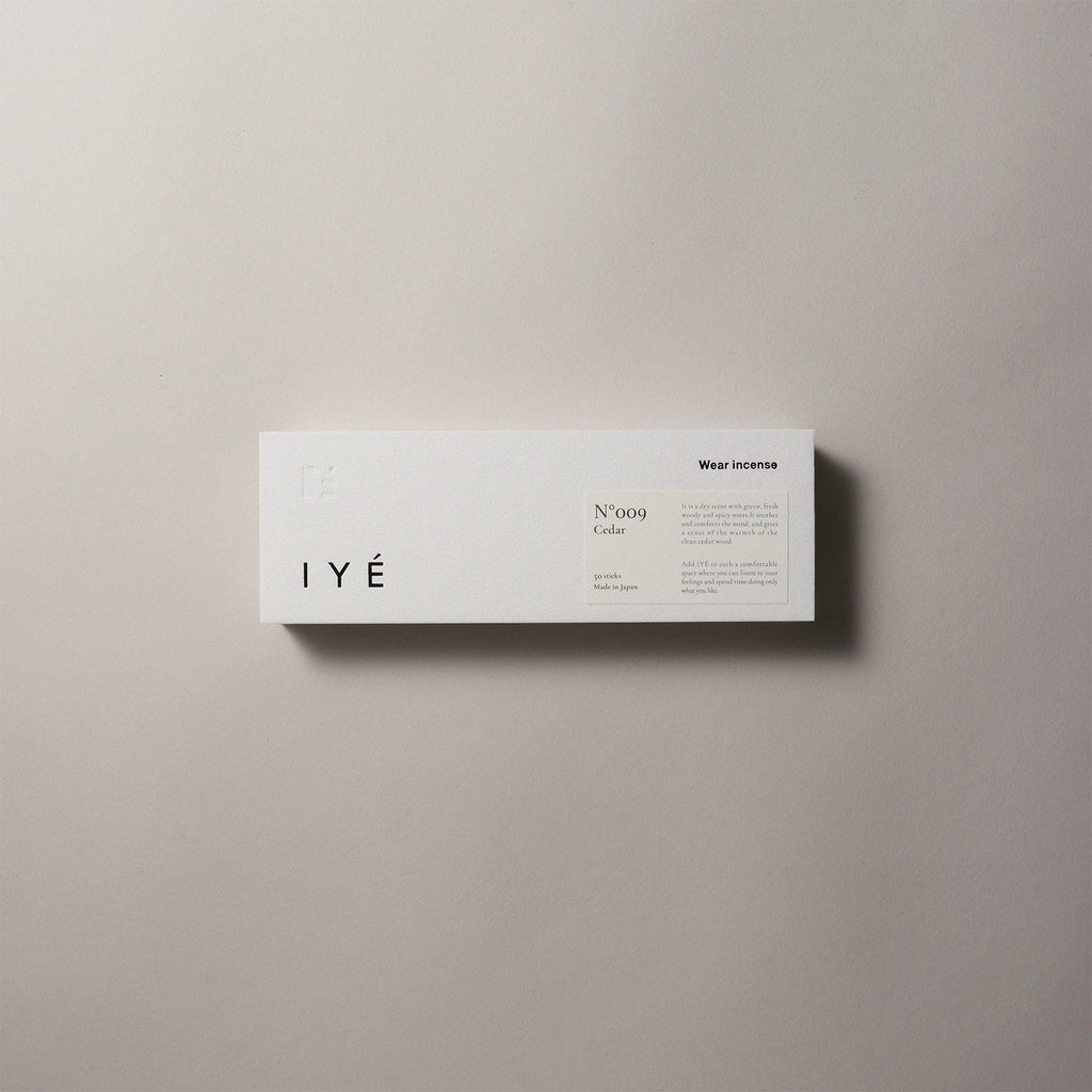 IYÉ No. 009 Cedar — Japanese Incense | Light Provisions