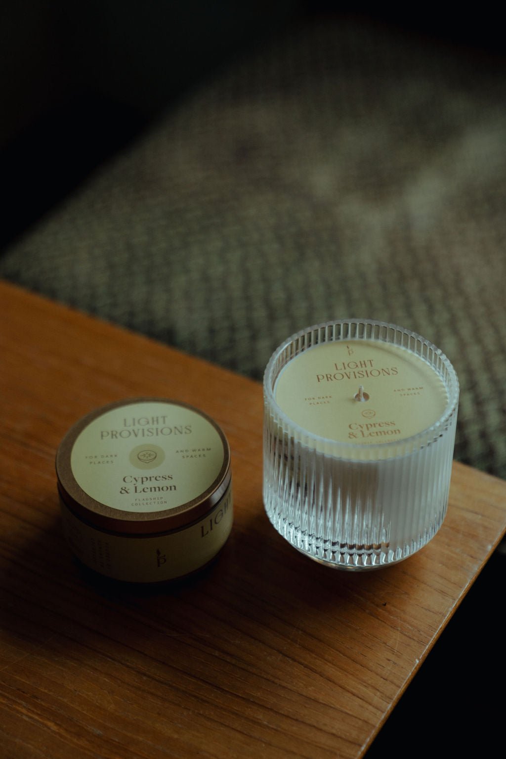 Cypress & Lemon candle - Made in Colorado Springs, CO – Light Provisions